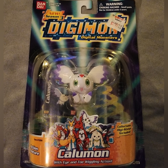 Bandai Namco | Toys | Digimon Tamers Calumon Season 3 Action Feature ...